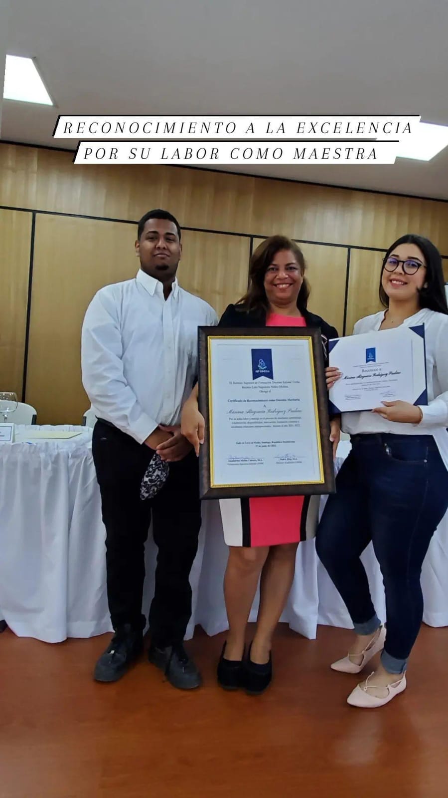 Máxima Altagracia Rodríguez Paulino, docente LNNM: “En el ISFODOSU he ...